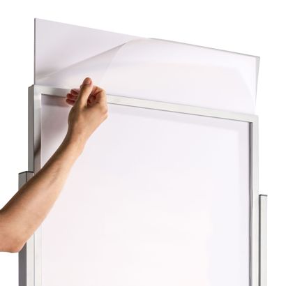 argento | per 4 manifesti Espositore poster, bifacciale A1, EDGE | SPRINTIS