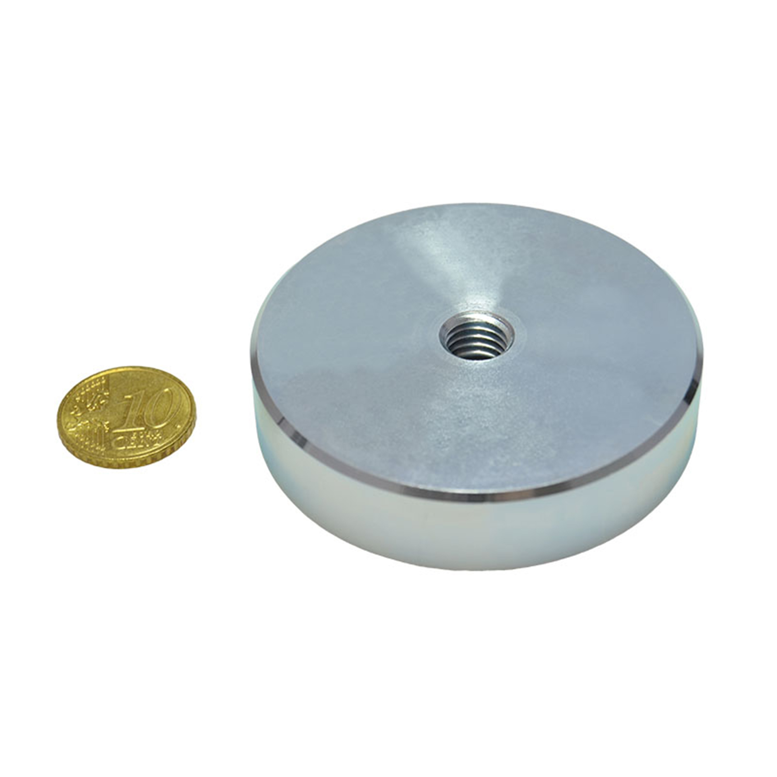 63 mm Magneti al neodimio con base con filettatura interna | SPRINTIS